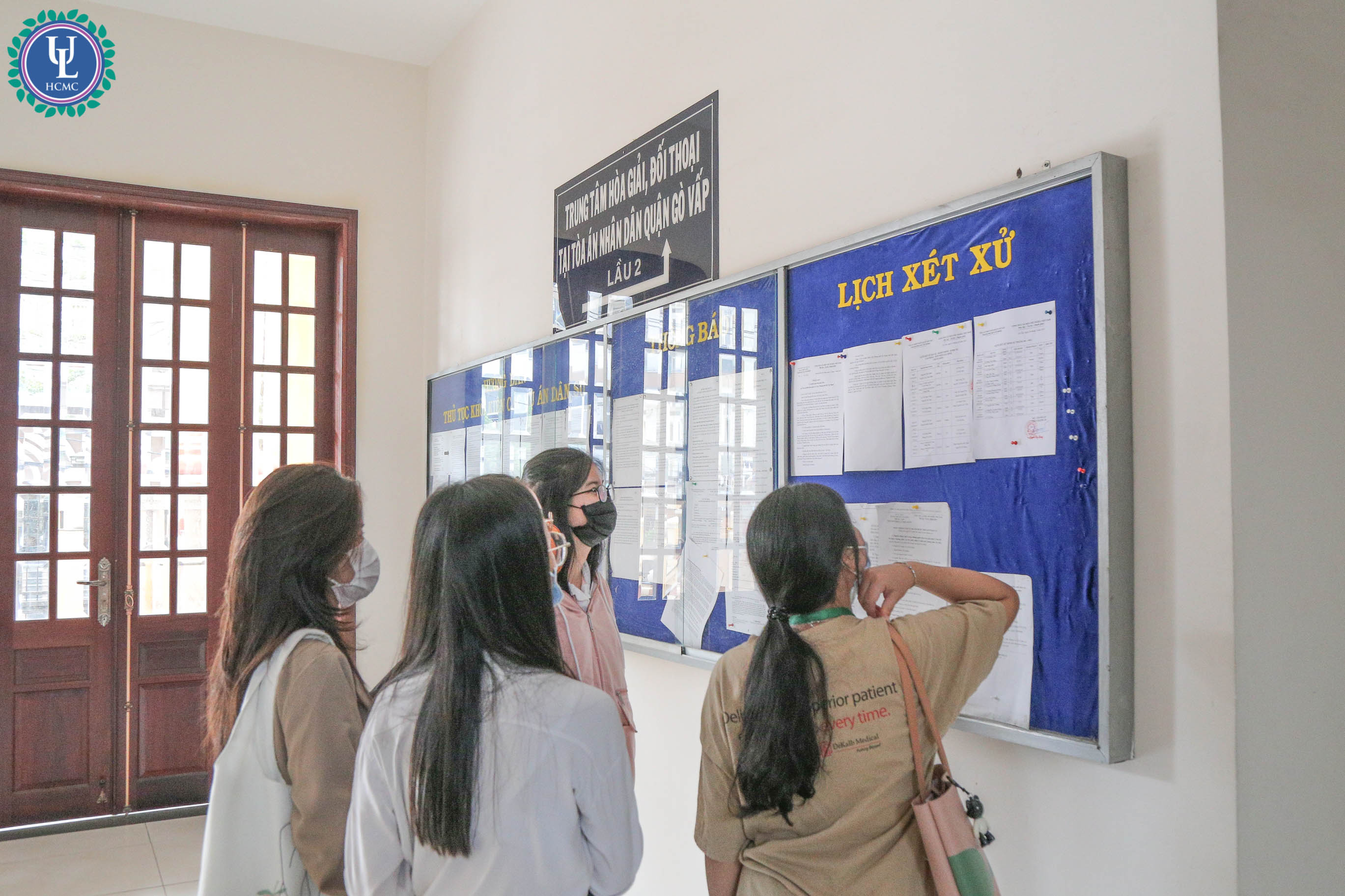 Sinh Viên Trường Đại Học Luật Tphcm Tham Gia Kiến Tập Tại Tand Quận Gò Vấp